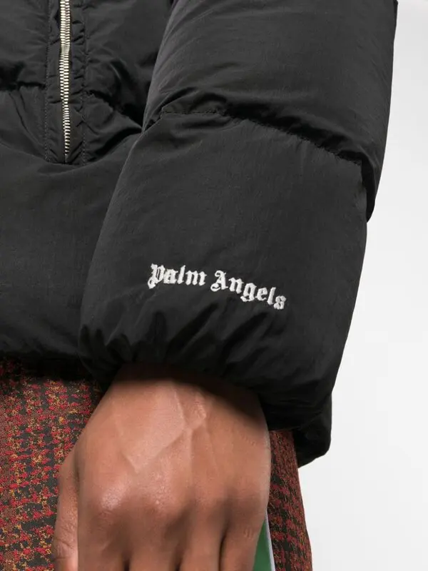 Palm Angels Logo-embroidered Padded Jacket