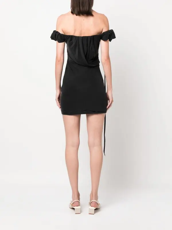 Jacquemus La Robe Ciceri Draped Minidress
