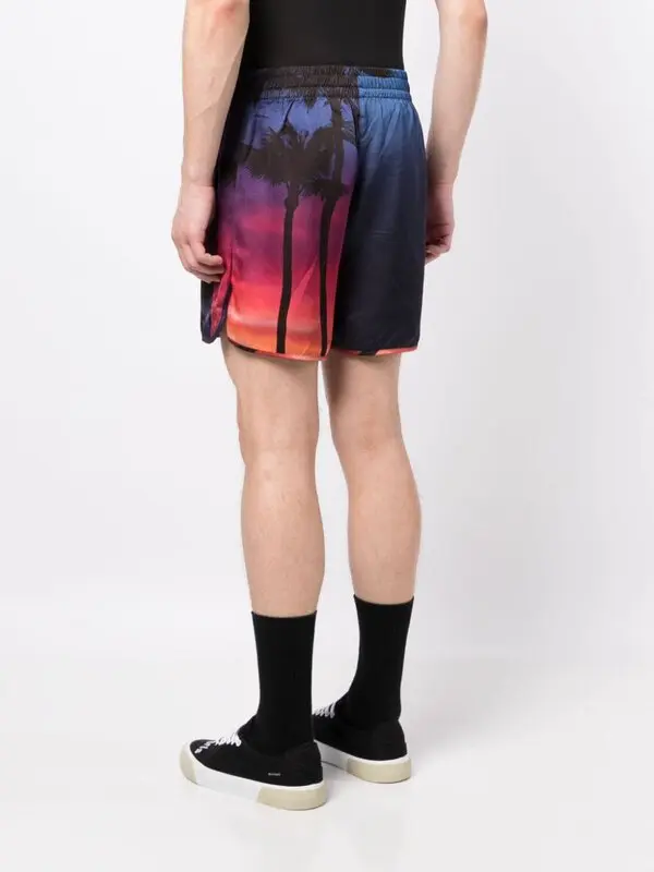 BLUE SKY INN Graphic-print Shorts - Blue