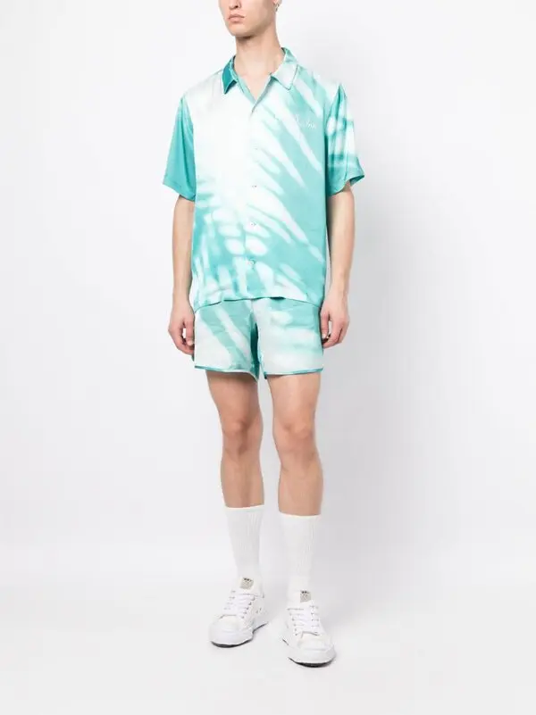 BLUE SKY INN Graphic-print Deck Shorts - Blue