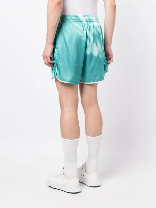 BLUE SKY INN Graphic-print Deck Shorts - Blue