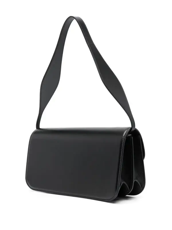 NEOUS Polished-finish Shoulder Bag - Black