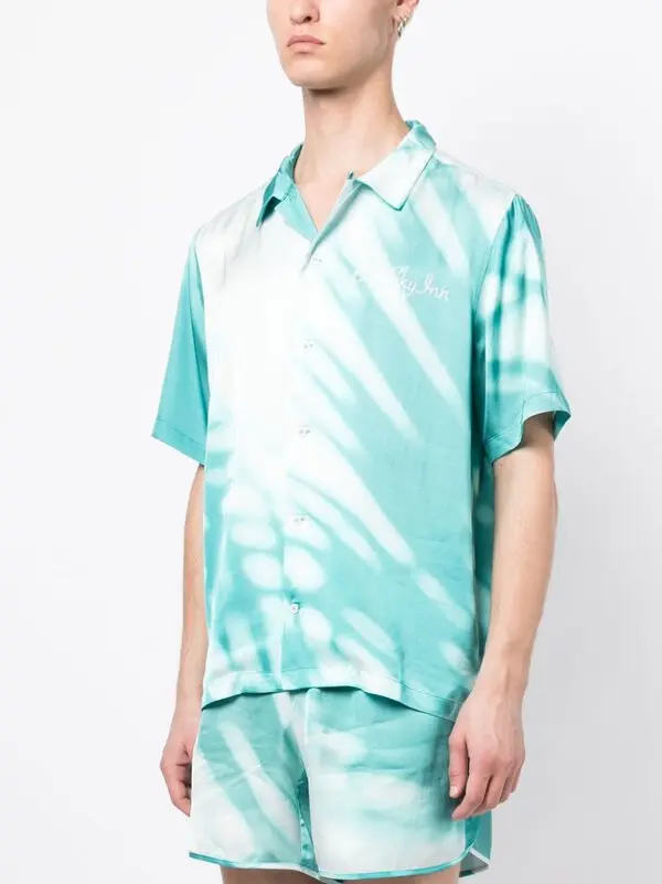 BLUE SKY INN Graphic-print Short-sleeve Shirt - Blue