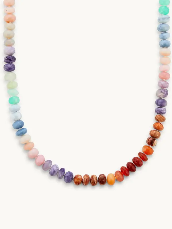 Sheryl Lowe Opal Candy Necklace - Rainbow