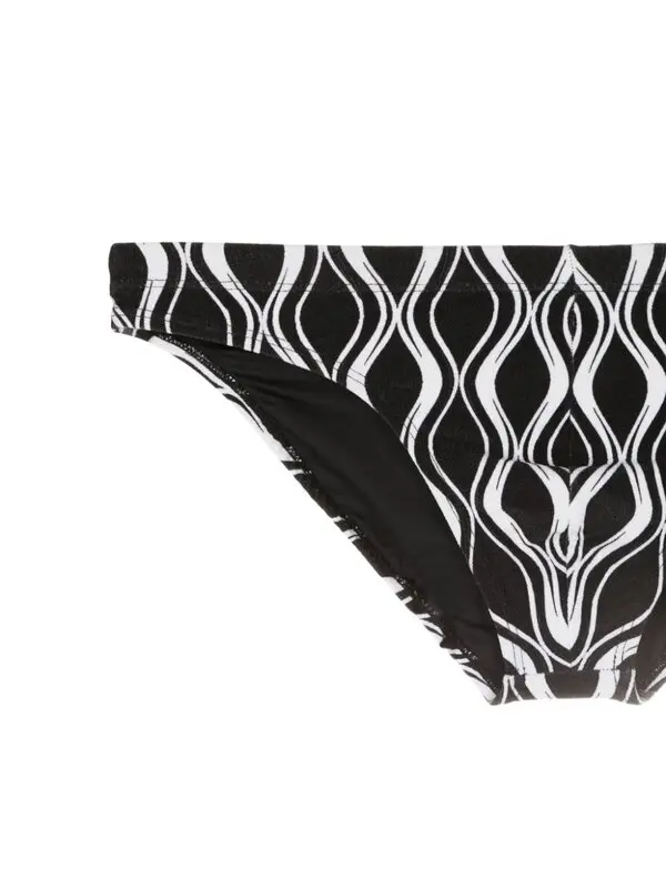AMIR SLAMA Graphic-print Swim Trunks