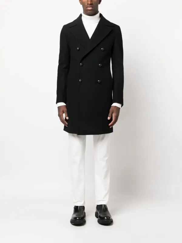 Tagliatore Double-breasted Midi Trench Coat