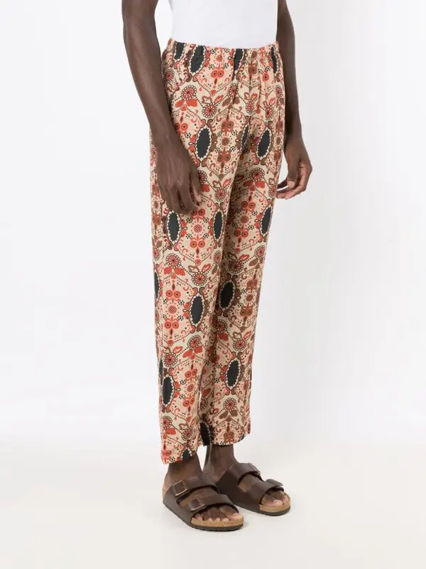 AMIR SLAMA Graphic-print Trousers