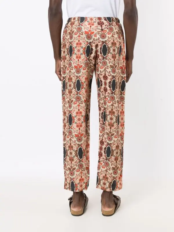AMIR SLAMA Graphic-print Trousers