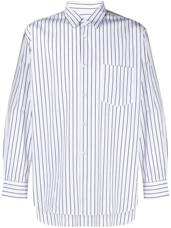 Comme Des Garçons Forever Striped Shirt - White