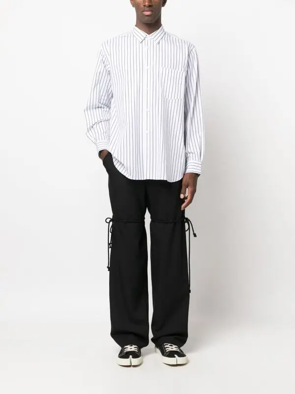 Comme Des Garçons Forever Striped Shirt - White