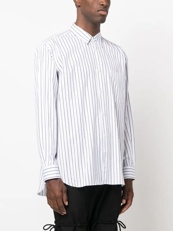 Comme Des Garçons Forever Striped Shirt - White