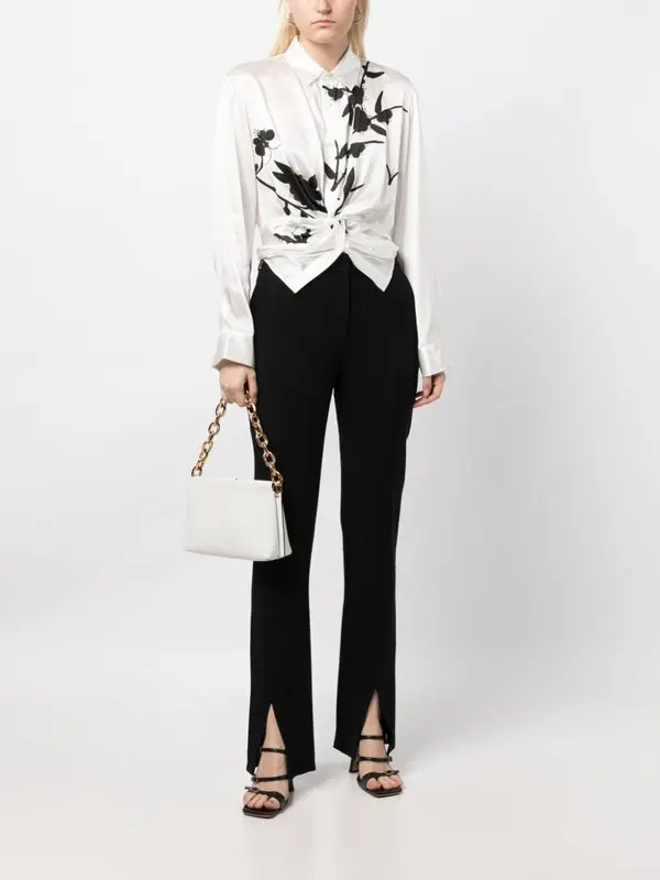 JNBY Graphic-print Silk Shirt