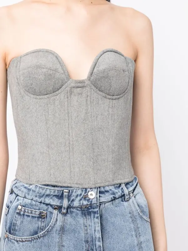 Rokh Roca Bustier Top