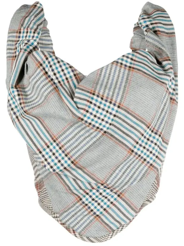 VIVIENNE WESTWOOD Sunday Tartan-check Corset Top
