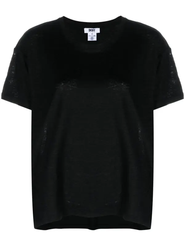 Dkny Short-sleeve Linen T-shirt