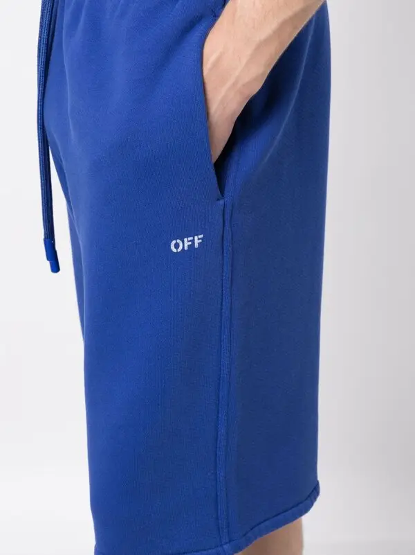 Off-White Logo-print Track Shorts