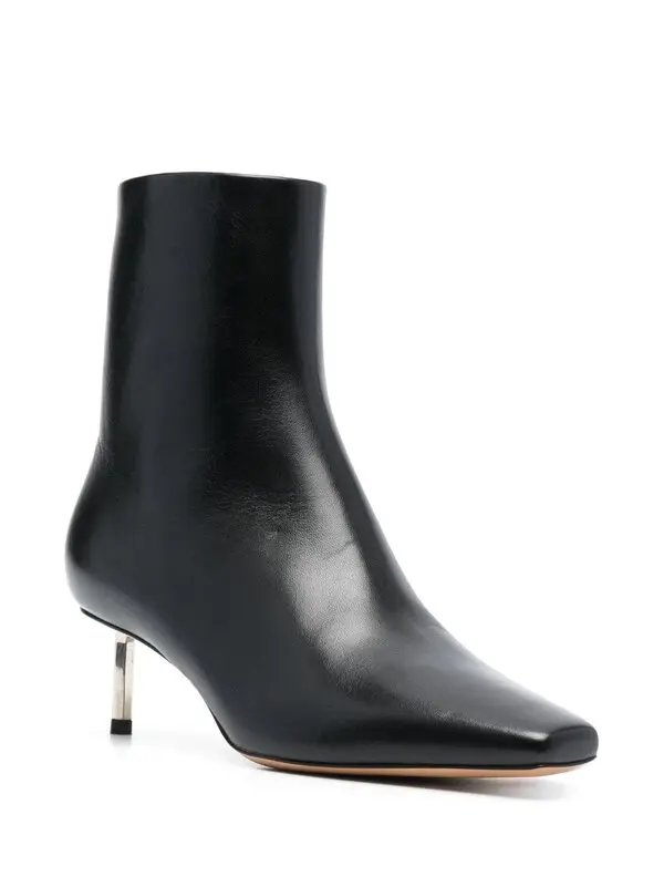 Off-White Allen 60mm Leather Ankle Boots