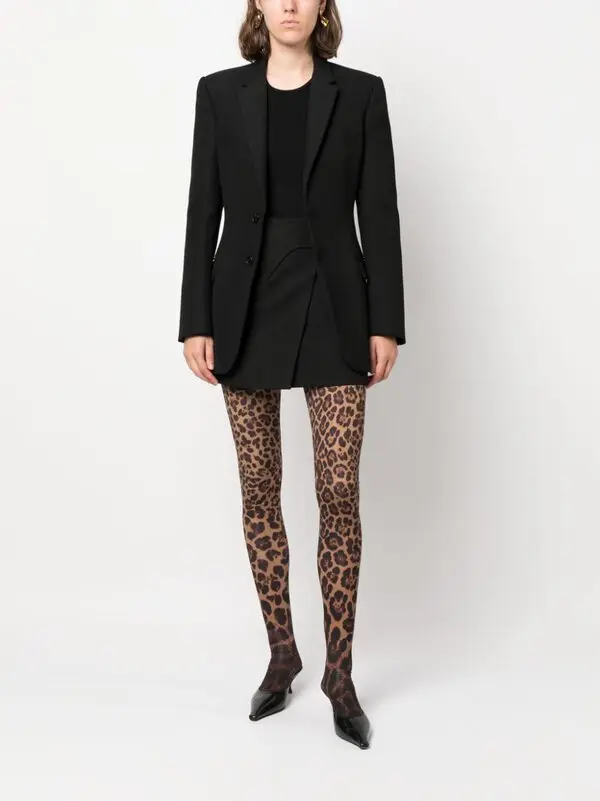 Valentino Garavani Leopard Print Tights