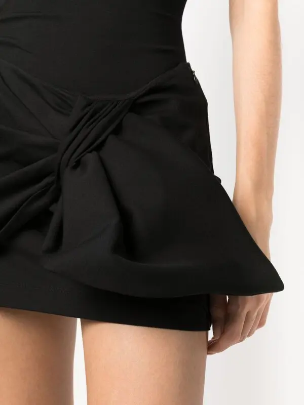 Attico Daiki Tie-knit Mini Skirt