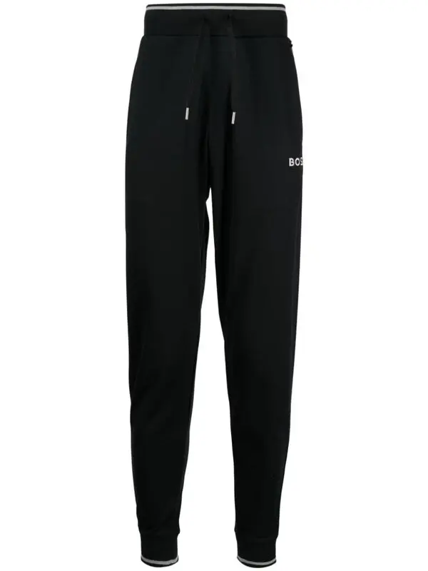 BOSS Logo-embroidery Cotton Track Pants