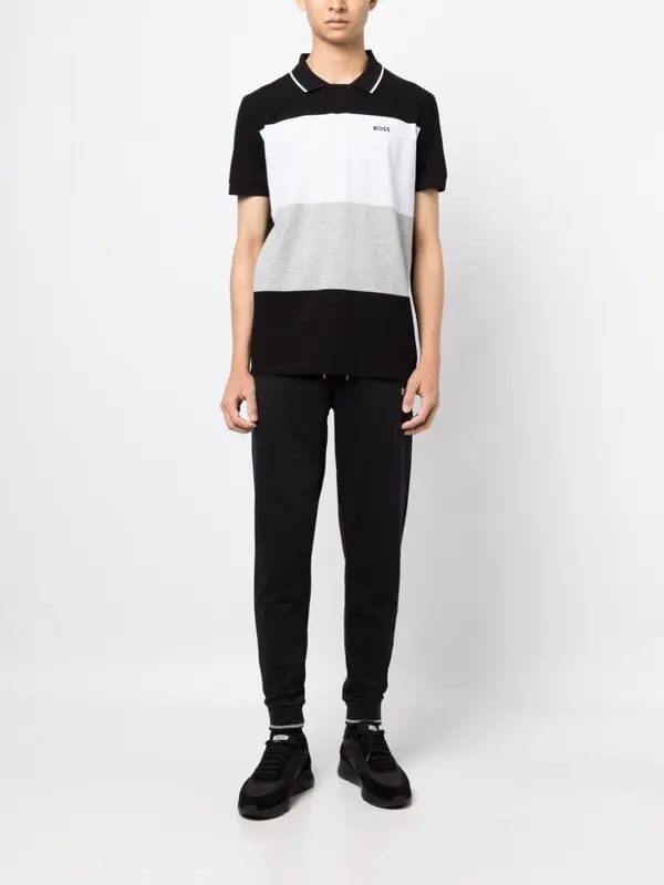 BOSS Logo-embroidery Cotton Track Pants