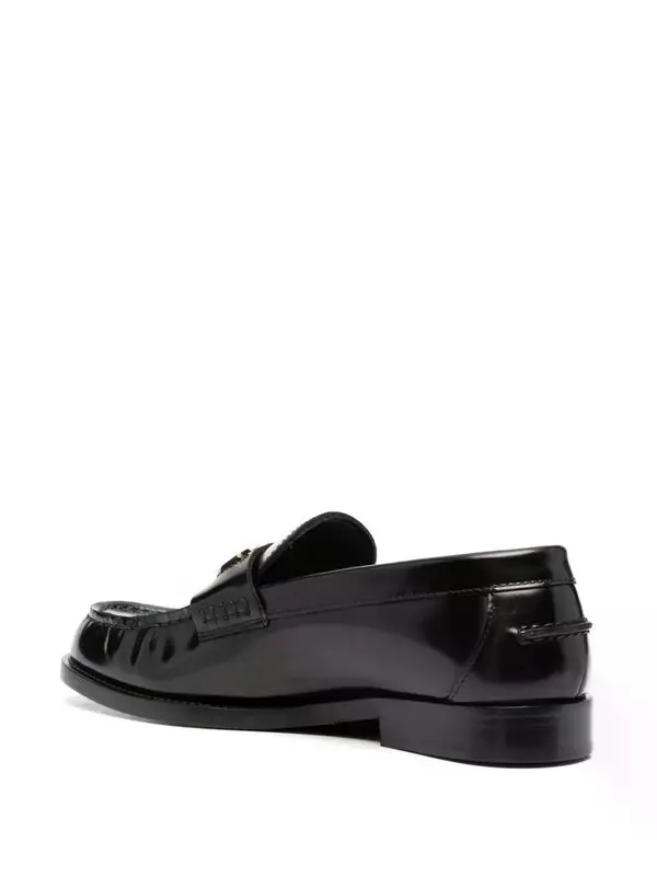 Versace Medusa '95 Leather Loafers - Black