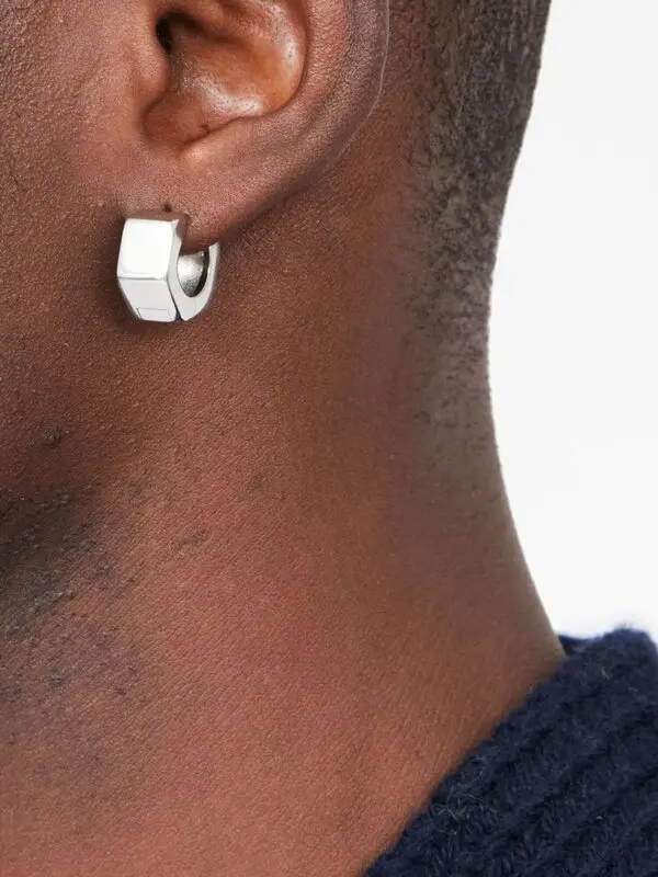 MAISON MARGIELA Screw-motif Hoop Earrings