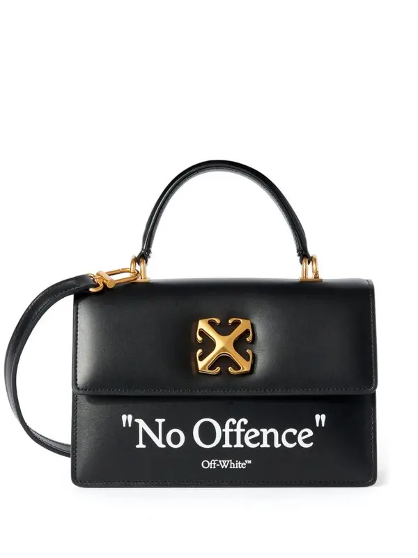 Off-White Jitney 1.4 Leather Tote Bag