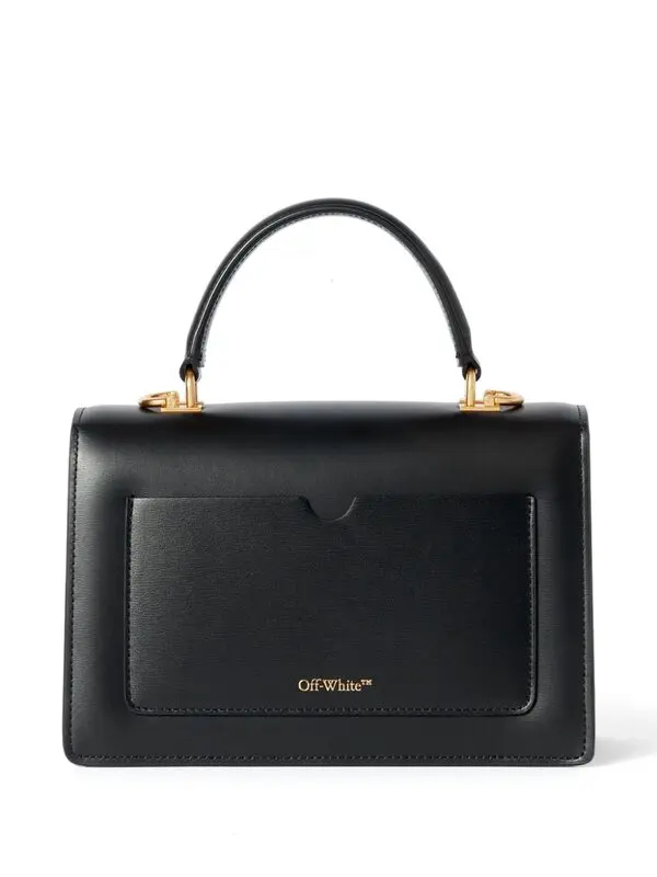 Off-White Jitney 1.4 Leather Tote Bag