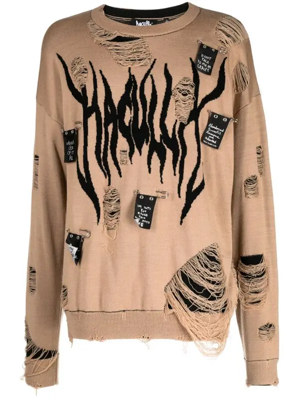HACULLA. Intarsia-logo Jumper