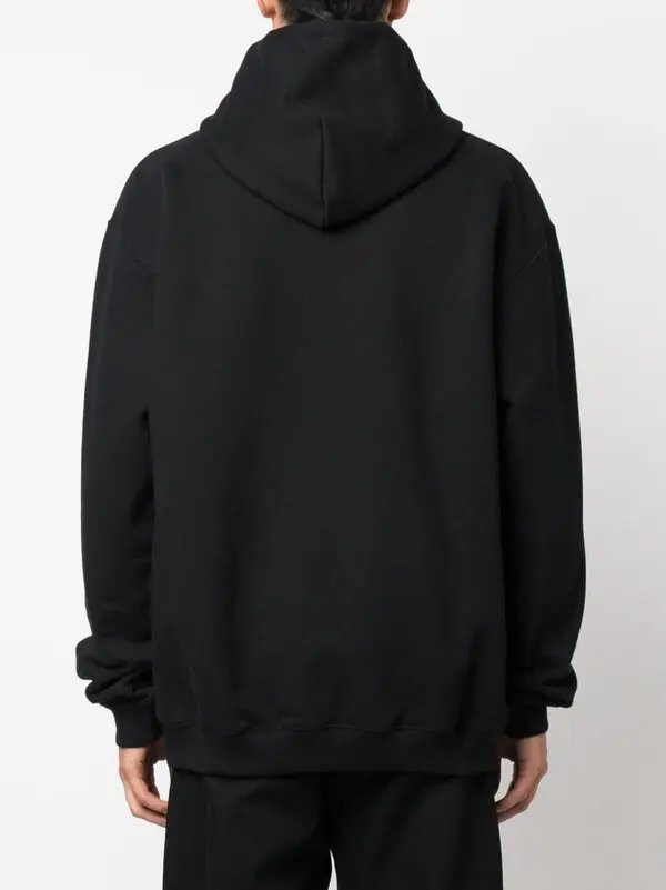 VTMNTS Barcode-print Long-sleeve Hoodie