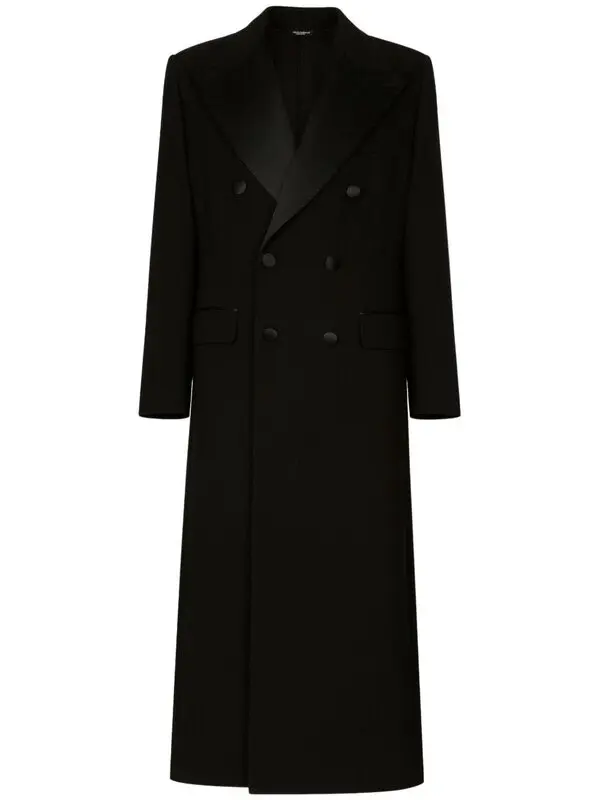 Dolce & Gabbana Double-breasted Peak-lapel Coat