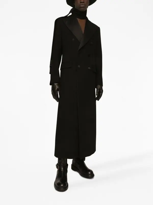 Dolce & Gabbana Double-breasted Peak-lapel Coat