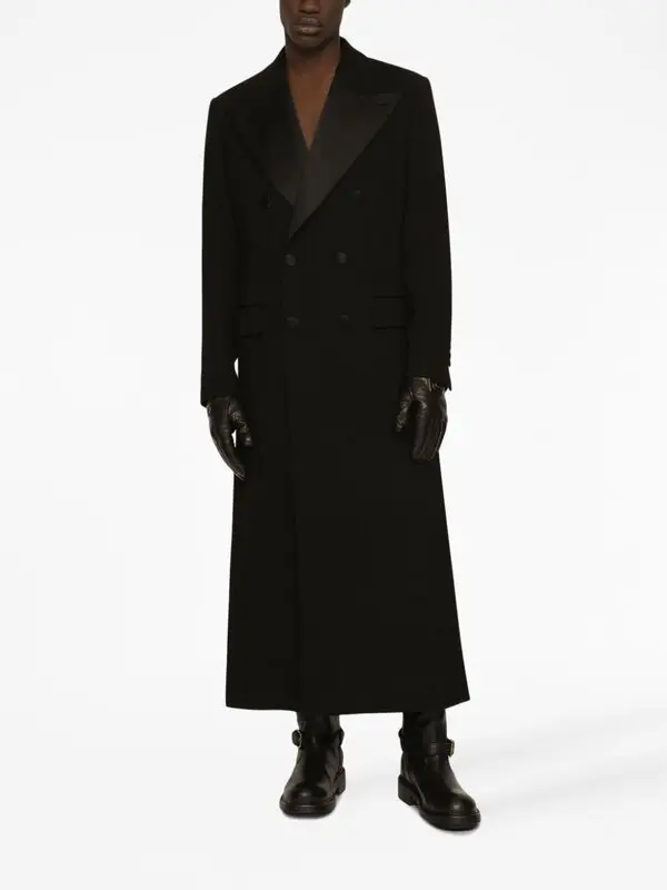 Dolce & Gabbana Double-breasted Peak-lapel Coat