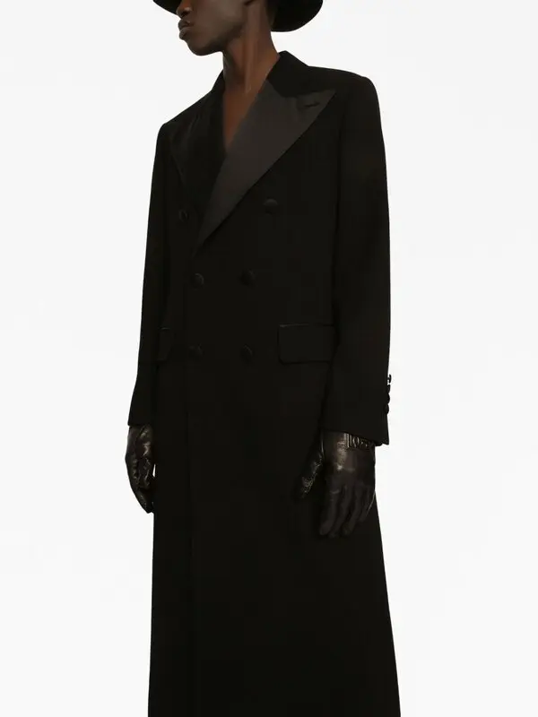 Dolce & Gabbana Double-breasted Peak-lapel Coat