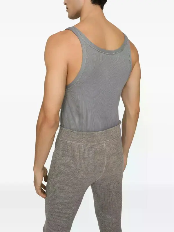 Dolce & Gabbana Cotton Tank Top - Grey
