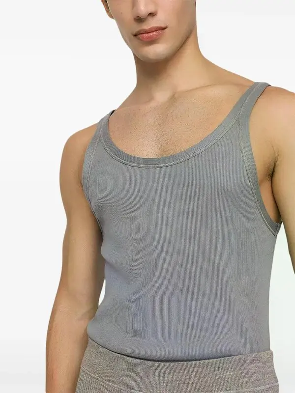 Dolce & Gabbana Cotton Tank Top - Grey