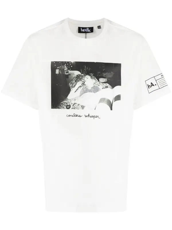 HACULLA. Careless Whisper Cotton T-shirt - White