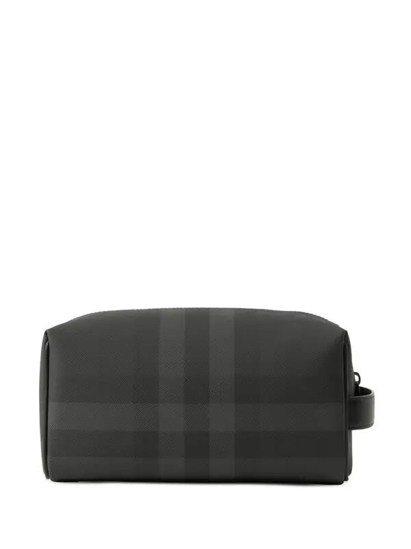 Burberry Check-pattern Travel Pouch