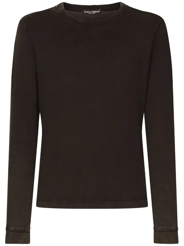 Dolce & Gabbana Crew-neck Cotton Sweatshirt
