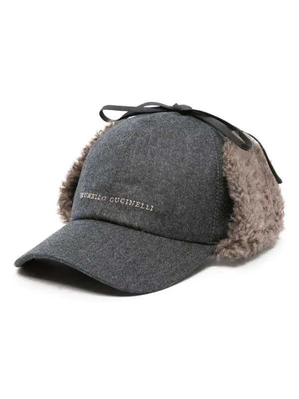 Brunello Cucinelli Ogo-embroidered Fanne Baseba Cap