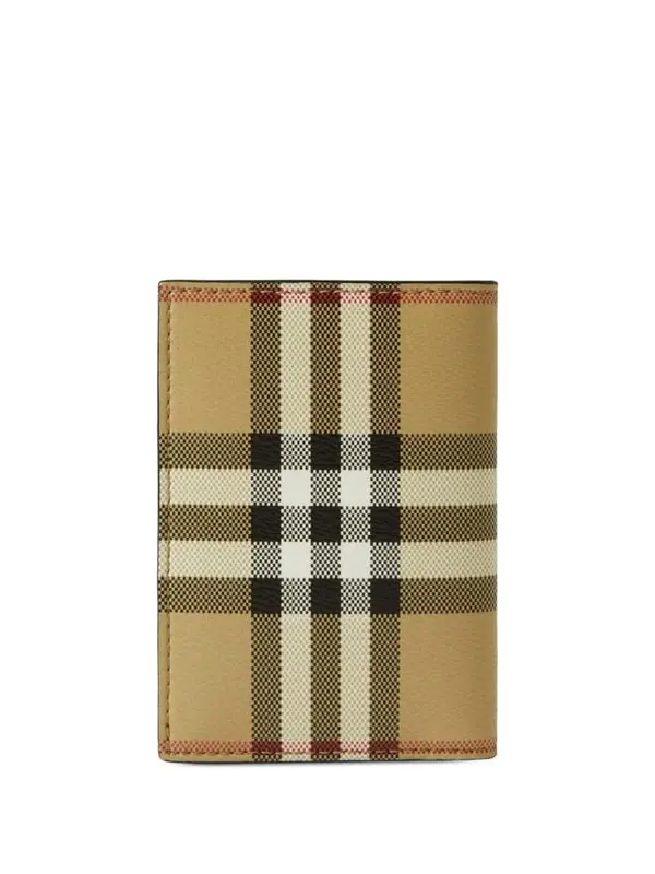 Burberry Vintage Check Bi-fold Wallet - Neutrals