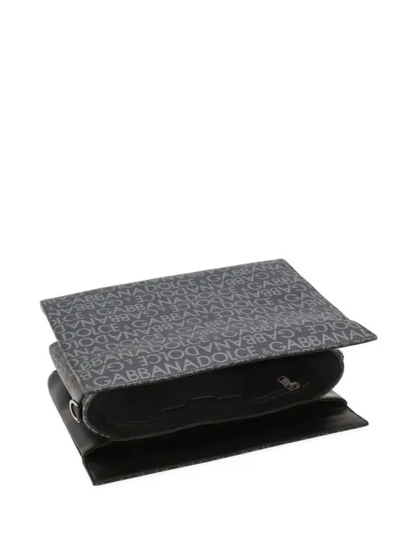 Dolce & Gabbana Logo-print Shoulder Bag - Black