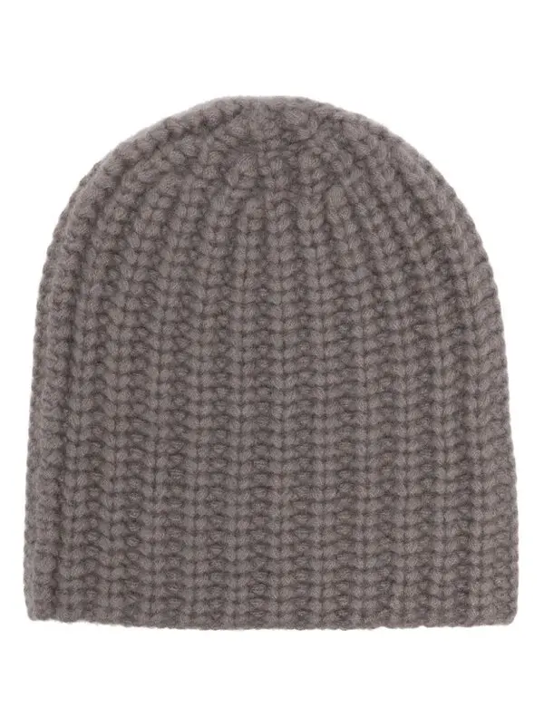 LISKA Alexa Cashmere Beanie - Grey