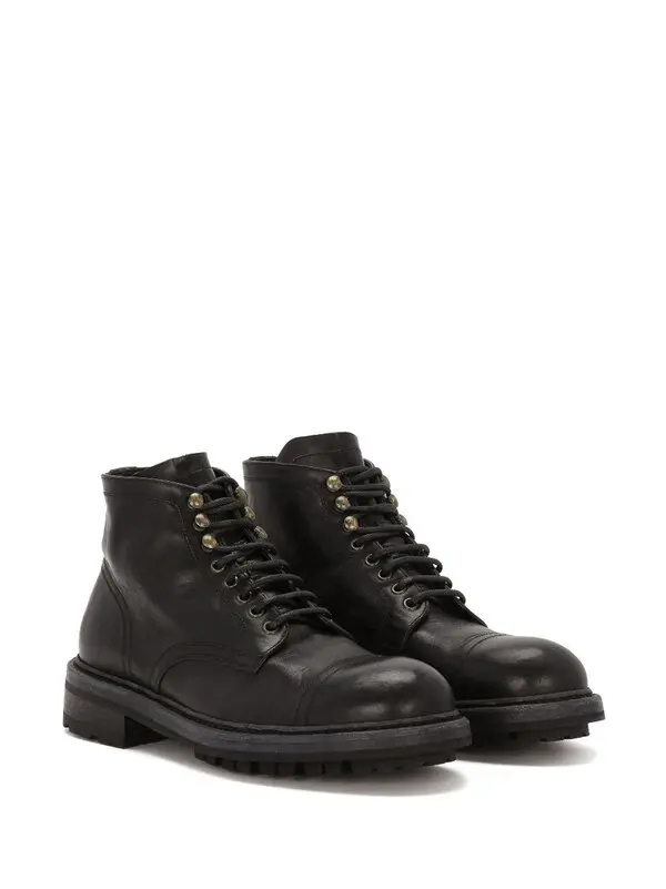 Dolce & Gabbana Leather Ankle Boots