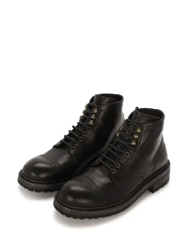 Dolce & Gabbana Leather Ankle Boots