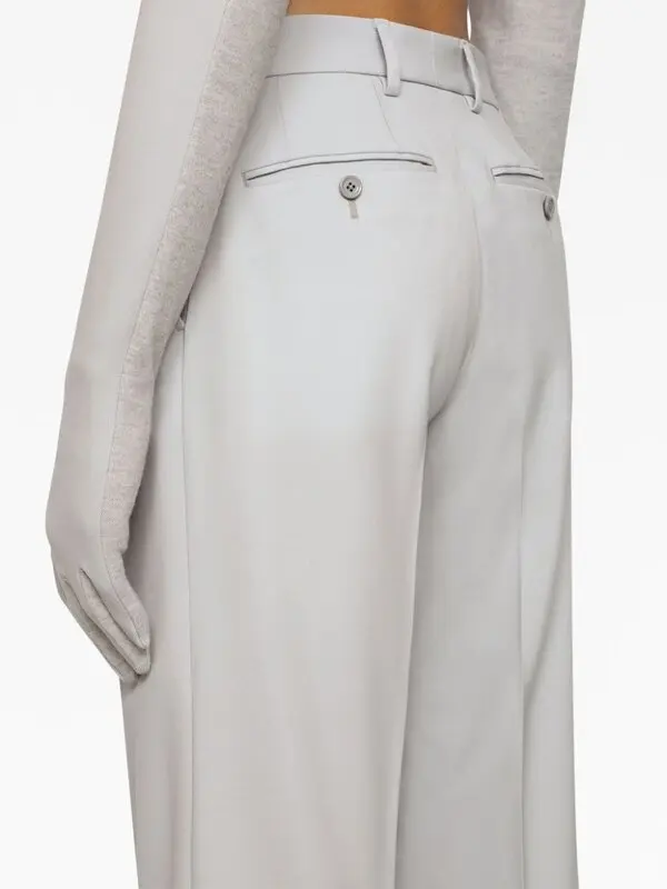 Dolce & Gabbana Pressed-crease Tailored Trousers - Grey