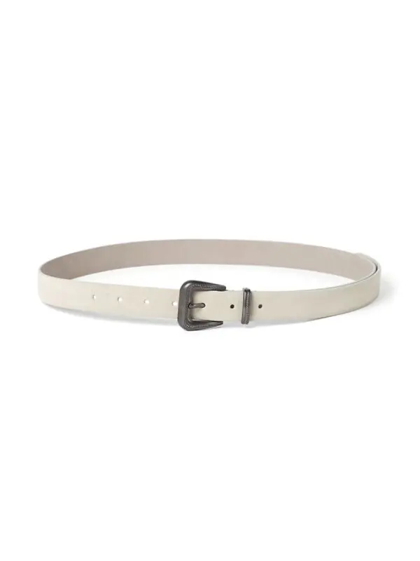 Brunello Cucinelli Suede Adjustable-fit Belt