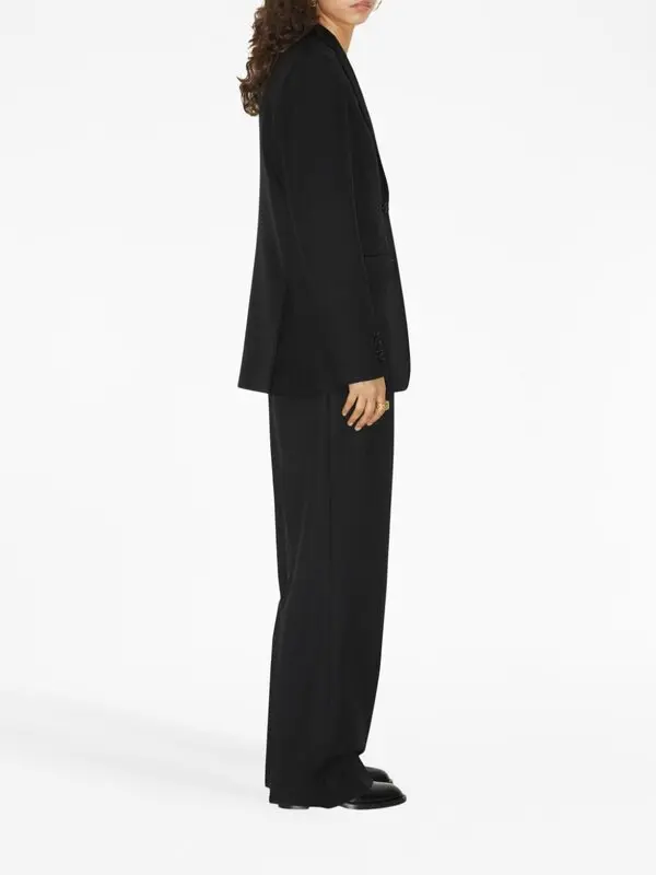 Burberry Wide-leg Wool Trousers
