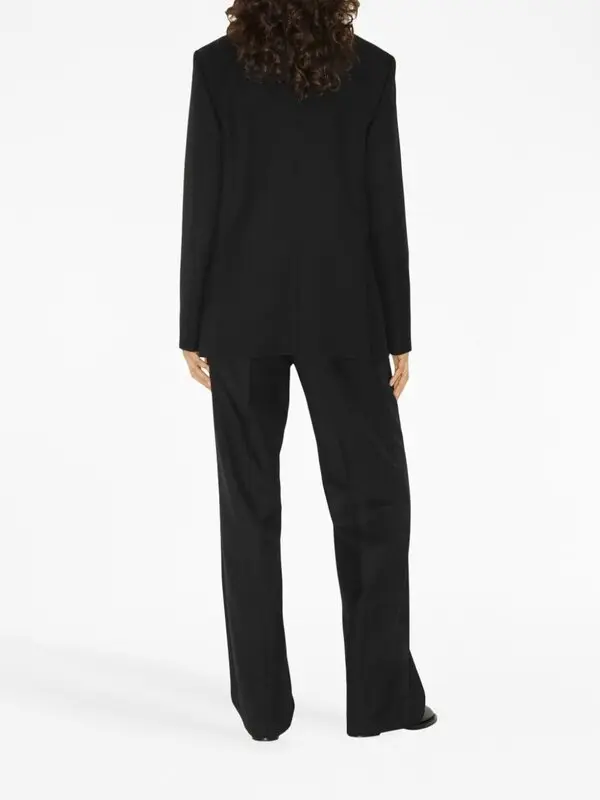 Burberry Wide-leg Wool Trousers